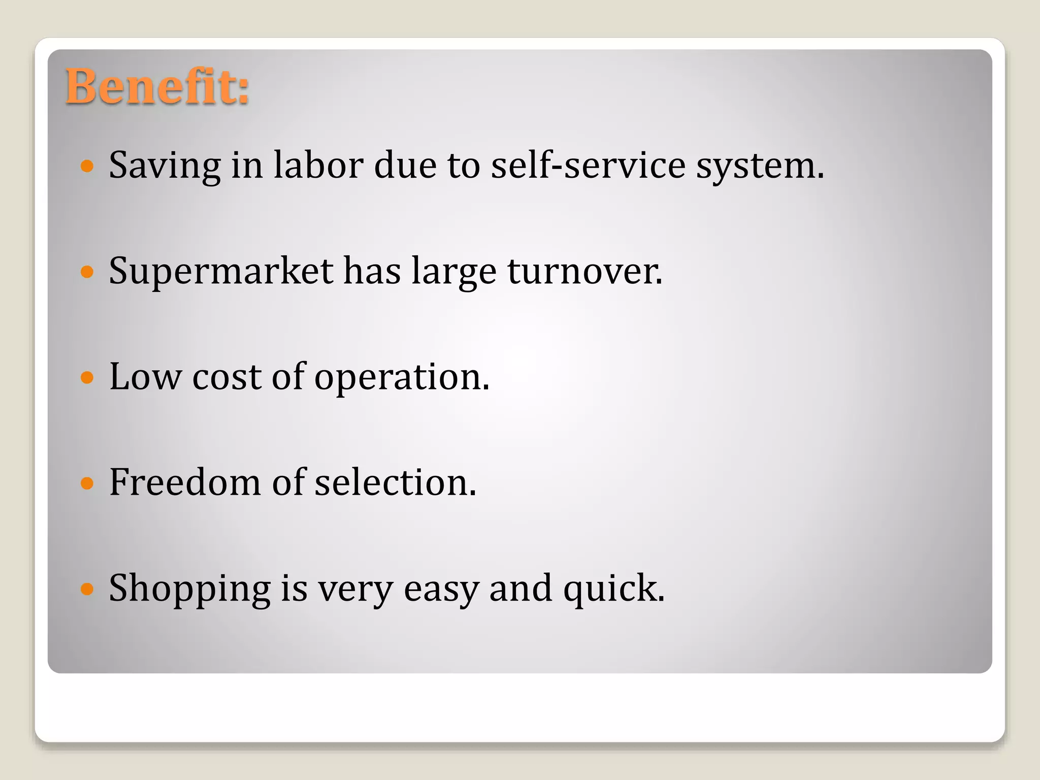 Project Super market billing system | PPTX