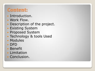 Project Super market billing system | PPTX