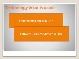 Project Super market billing system | PPTX