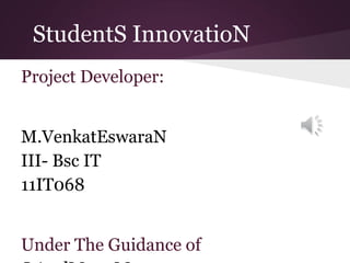 student innovation 2014 | PPT