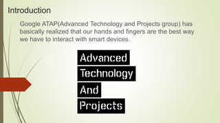 Project soli ppt | PPTX