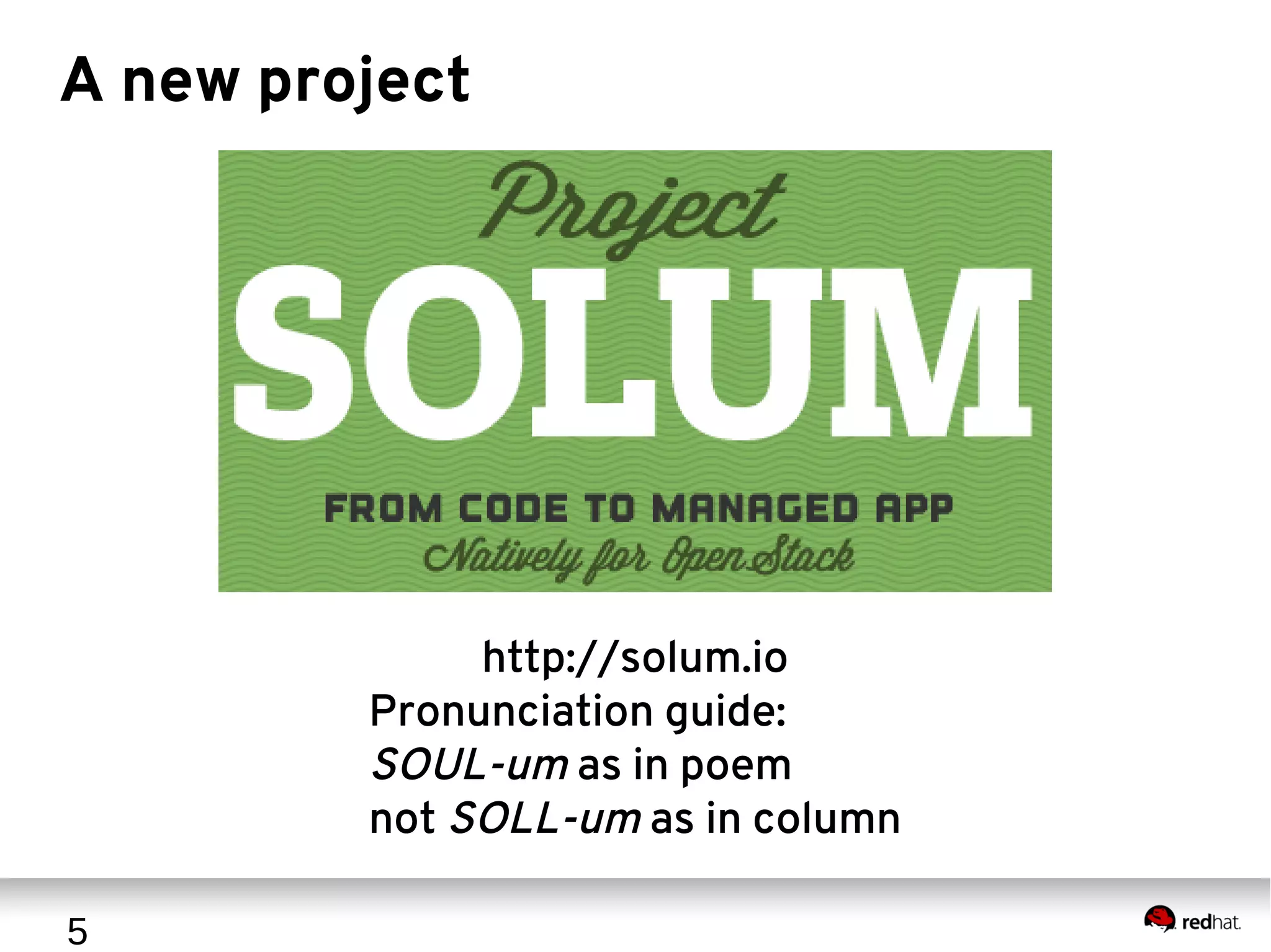 Project Solum - OpenStack's Native PaaS | PPT