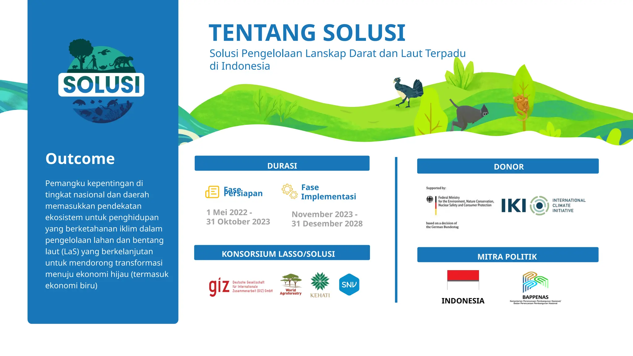 Solusi Pengelolaan Lanskap Darat dan Laut Terpadu di Indonesia | PPTX
