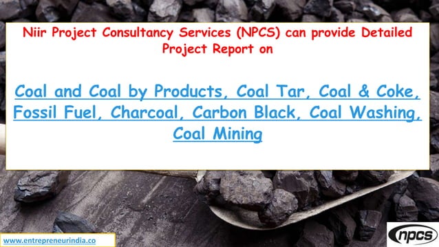 Projects on Coal and Coal by Products | PPT