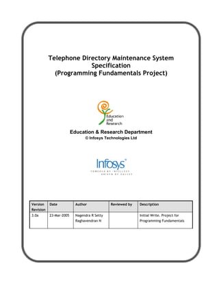 Project Specs Pf | PDF | Operating Systems | Computer Software and ...