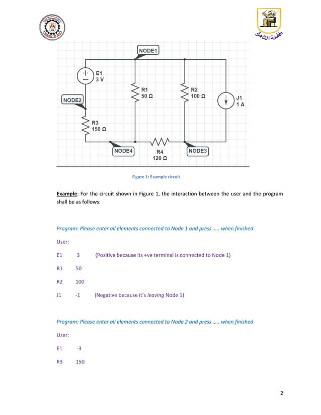 Electric Circuits Class (project specifications) | PDF