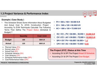 Projects Performance Analysis & Forecasting | PDF