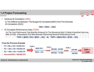 Projects Performance Analysis & Forecasting | PDF