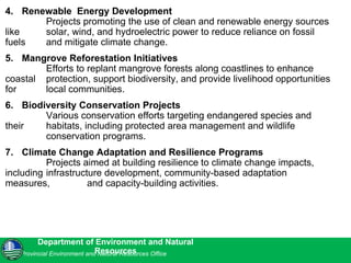 Project TRANSFORM by Department of Environment | PPTX | Environmental ...