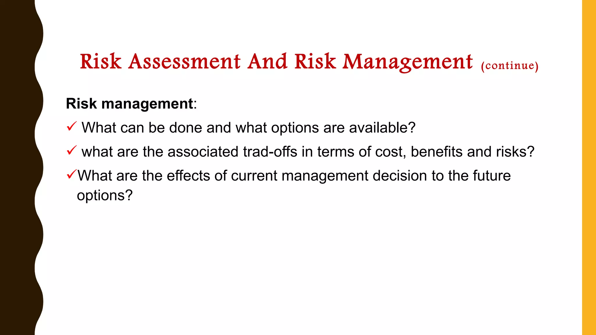 Projects risk management | PPT