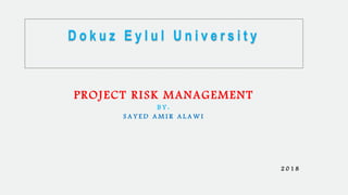 Projects risk management | PPT
