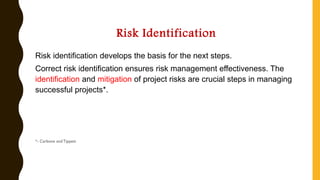 Projects risk management | PPT