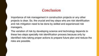Projects risk management | PPT