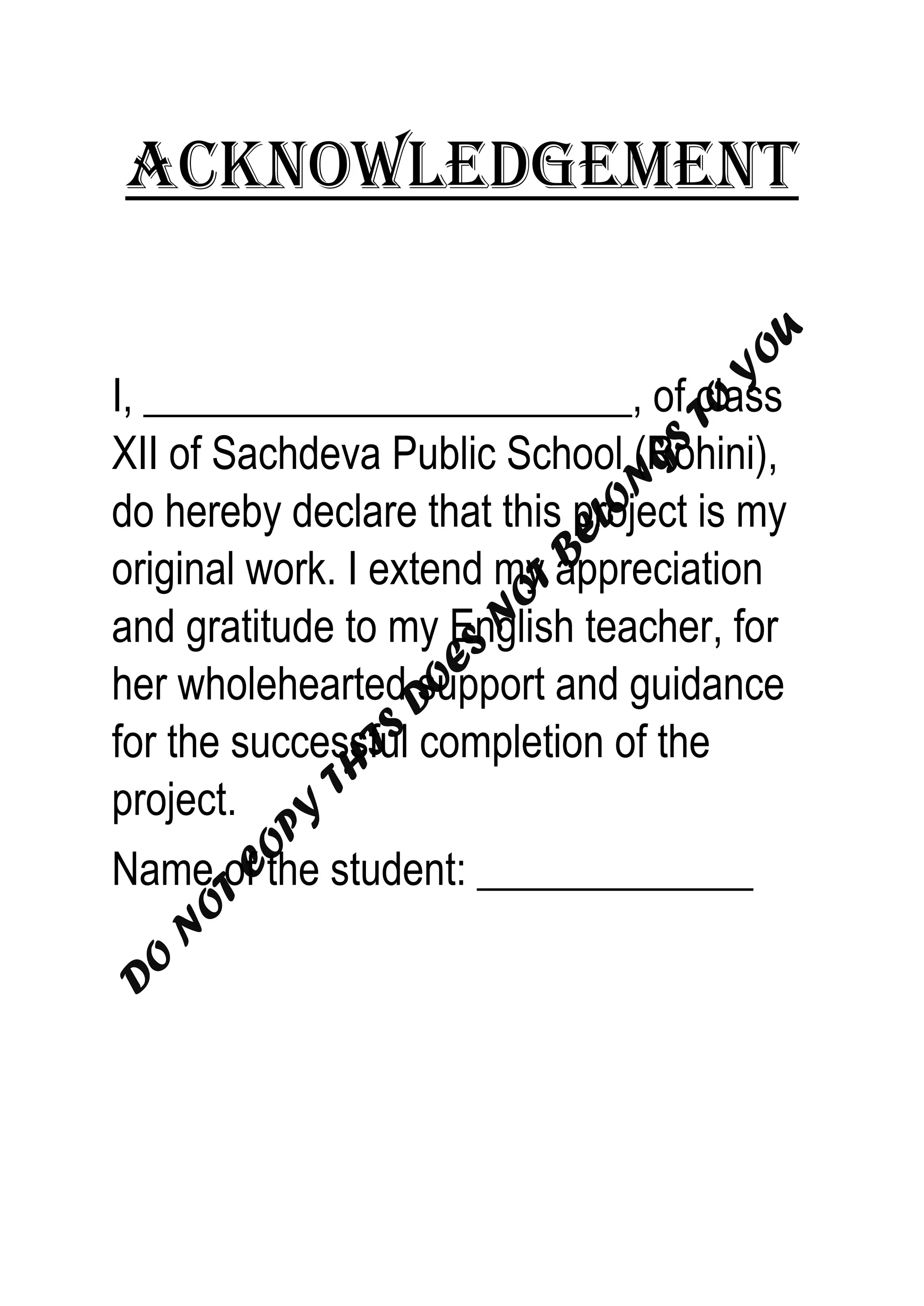 ASL/ALS CLASS 12 ENGLISH PROJECT | PDF