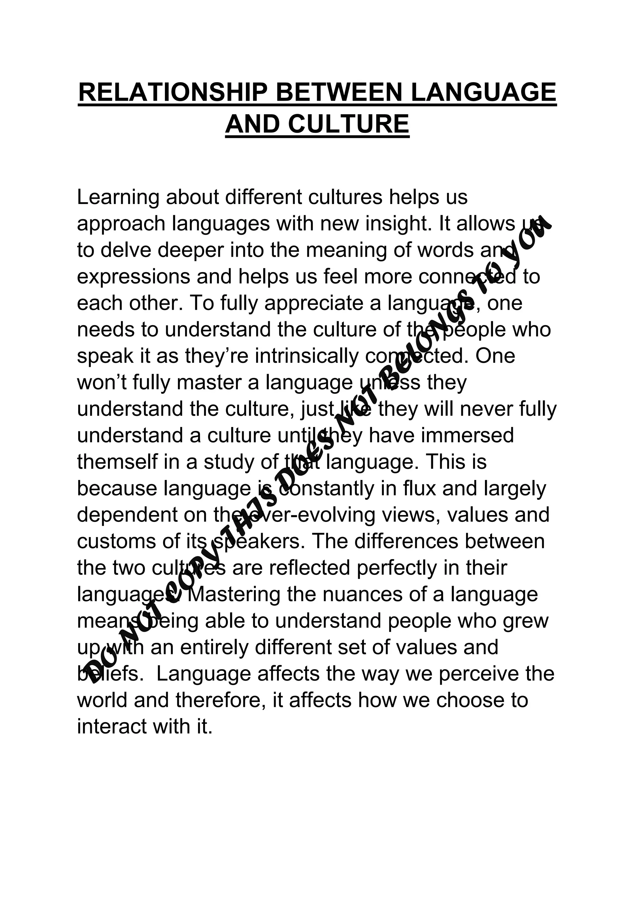 ASL/ALS CLASS 12 ENGLISH PROJECT | PDF