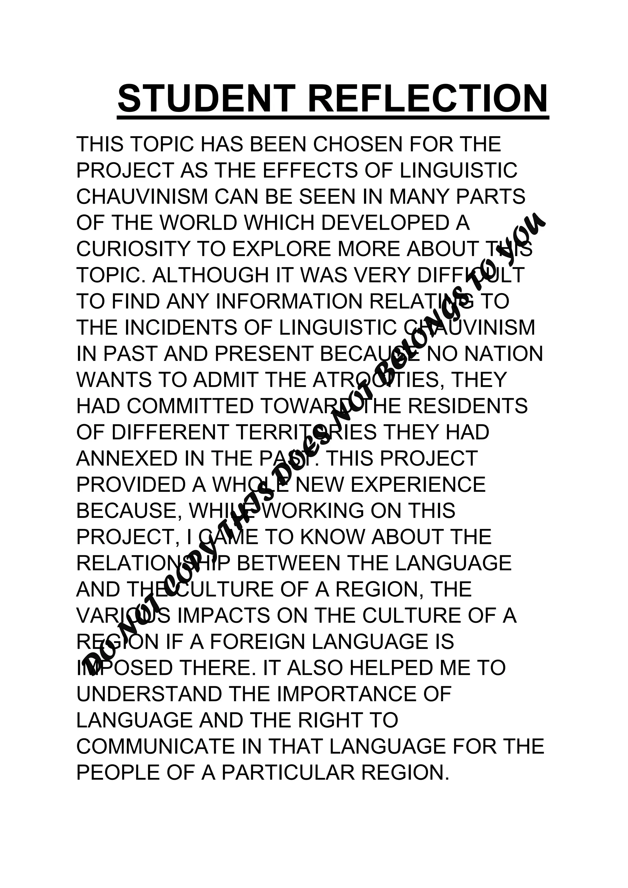 ASL/ALS CLASS 12 ENGLISH PROJECT | PDF