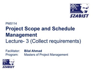 Project Scope and Schedule Management in Projects | PPT