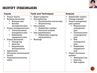 Project stakeholder Management PMBOK Sixth | PDF