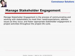Project Stakeholder Management - PMBOK 5 | PDF