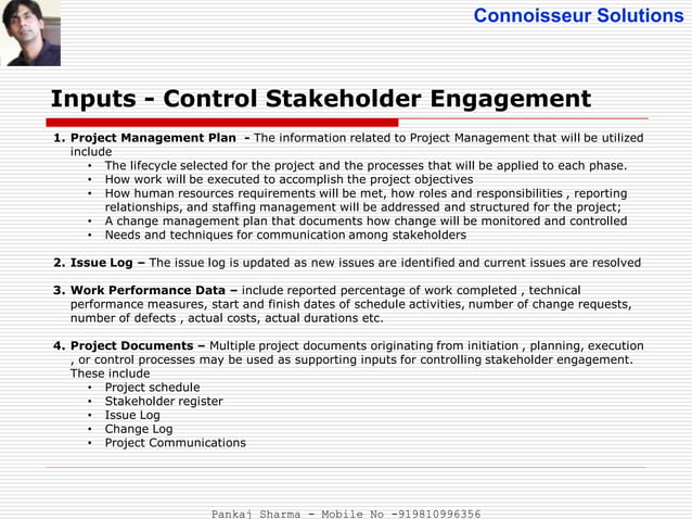Project Stakeholder Management - PMBOK 5 | PDF