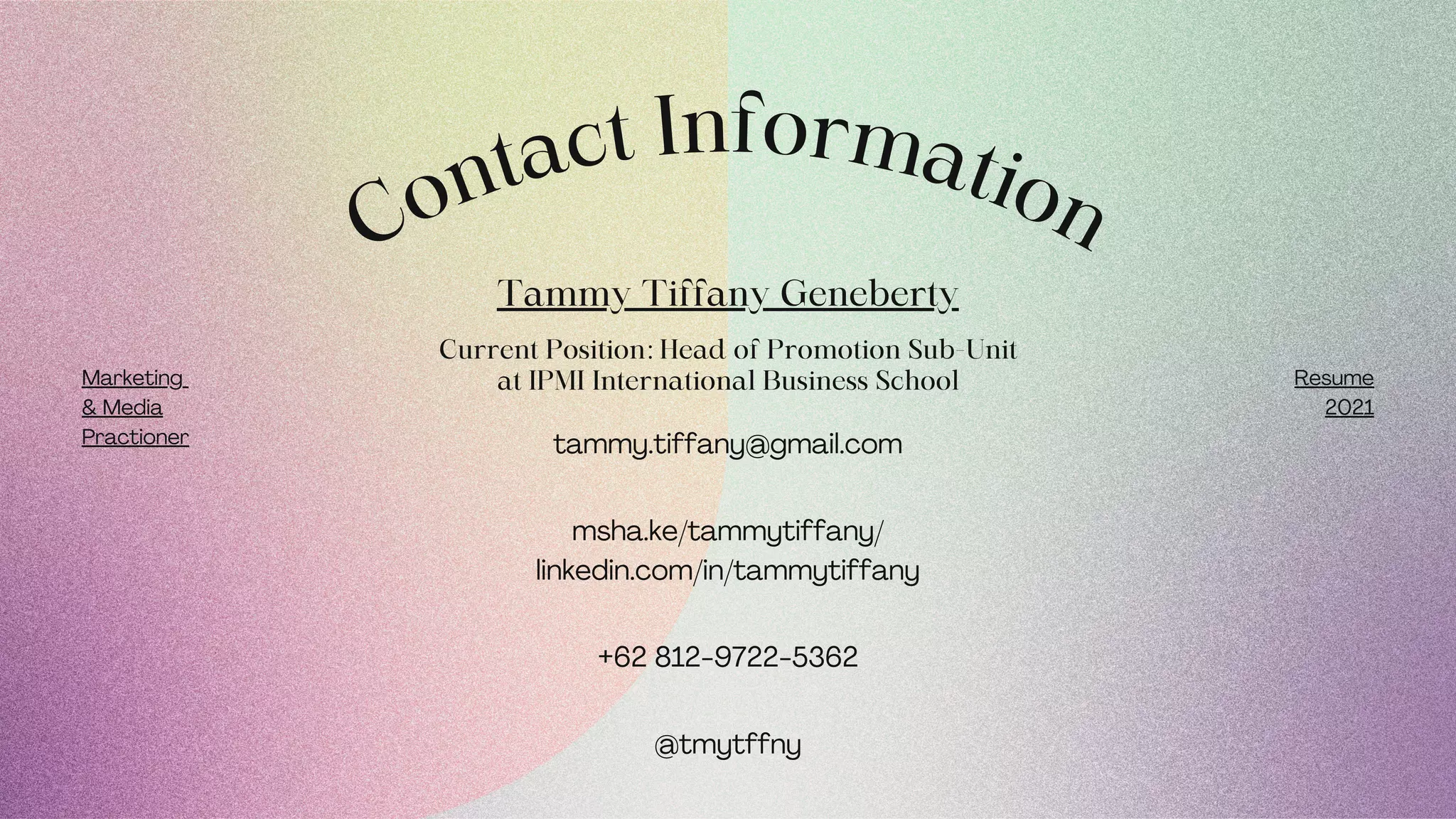 Past Projects (Tammy Tiffany Geneberty) | PPT