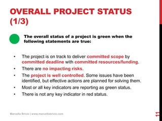 Project Status Determination (GYR Method) | PPTX
