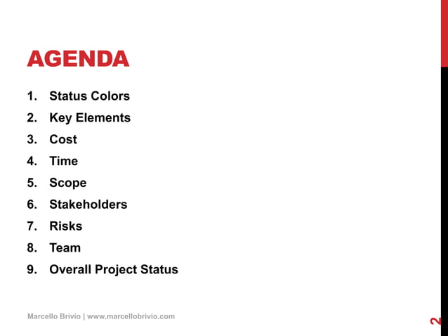 Project Status Determination (GYR Method) | PPTX