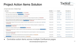 Project status reporting with Confluence | PDF