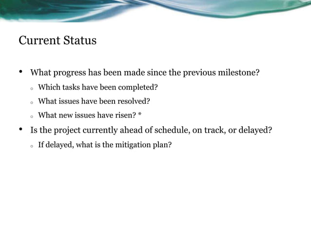 Project Status Report PowerPoint Template.pptx | Technology & Computing