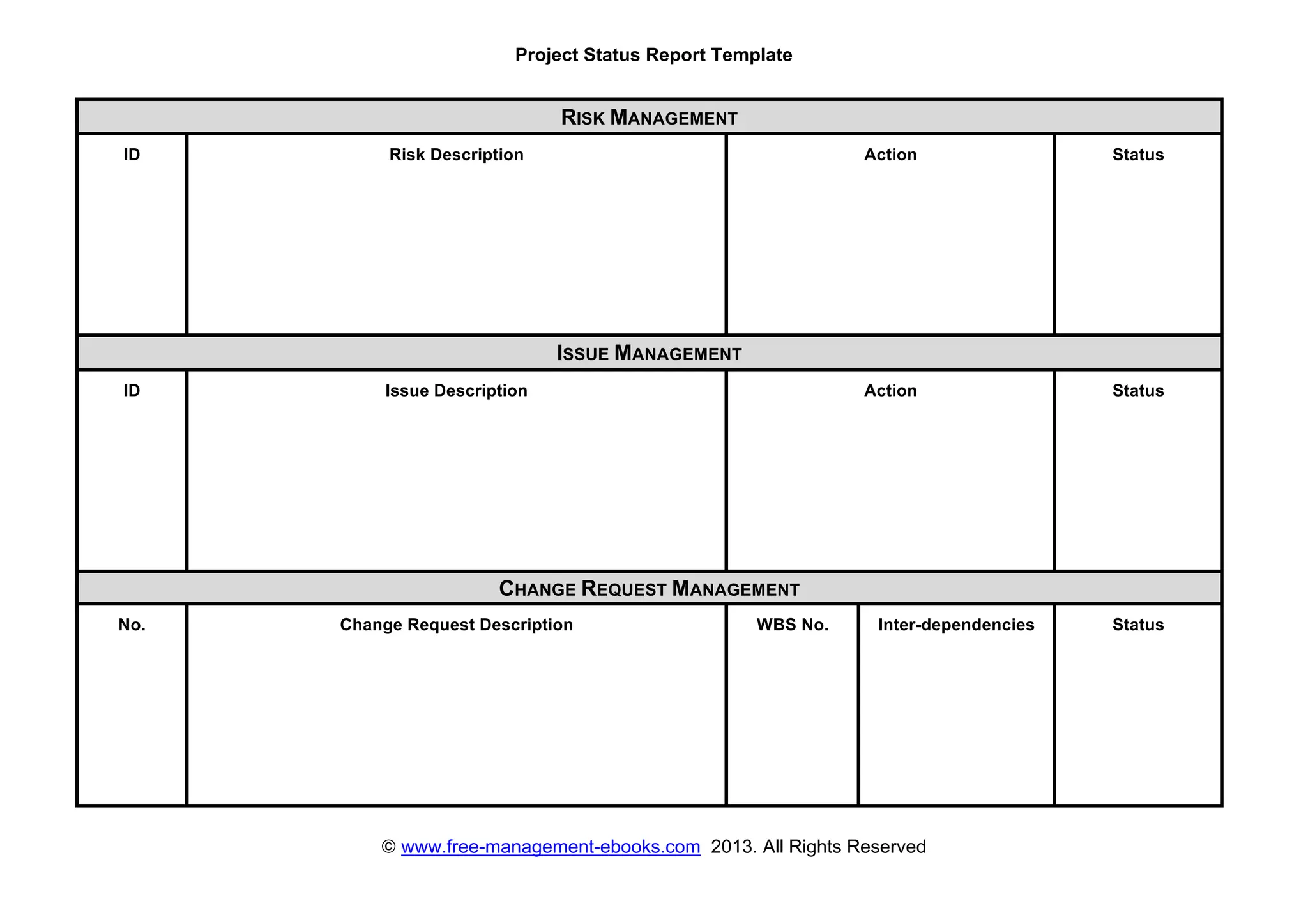 PROJECT STATUS MONTHLY REPORT TEMPLATE.pdf