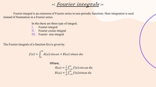 (Project)study of fourier integrals | PPTX