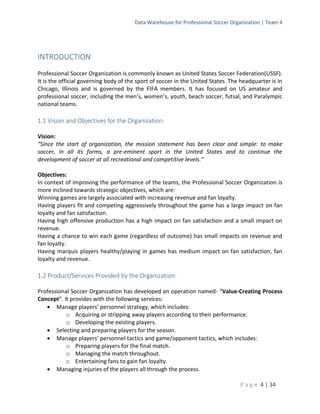 Data warehouse Soccer Project | PDF