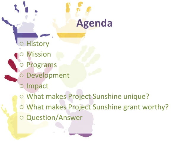Project Sunshine | PPT