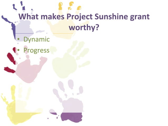 Project Sunshine | PPT
