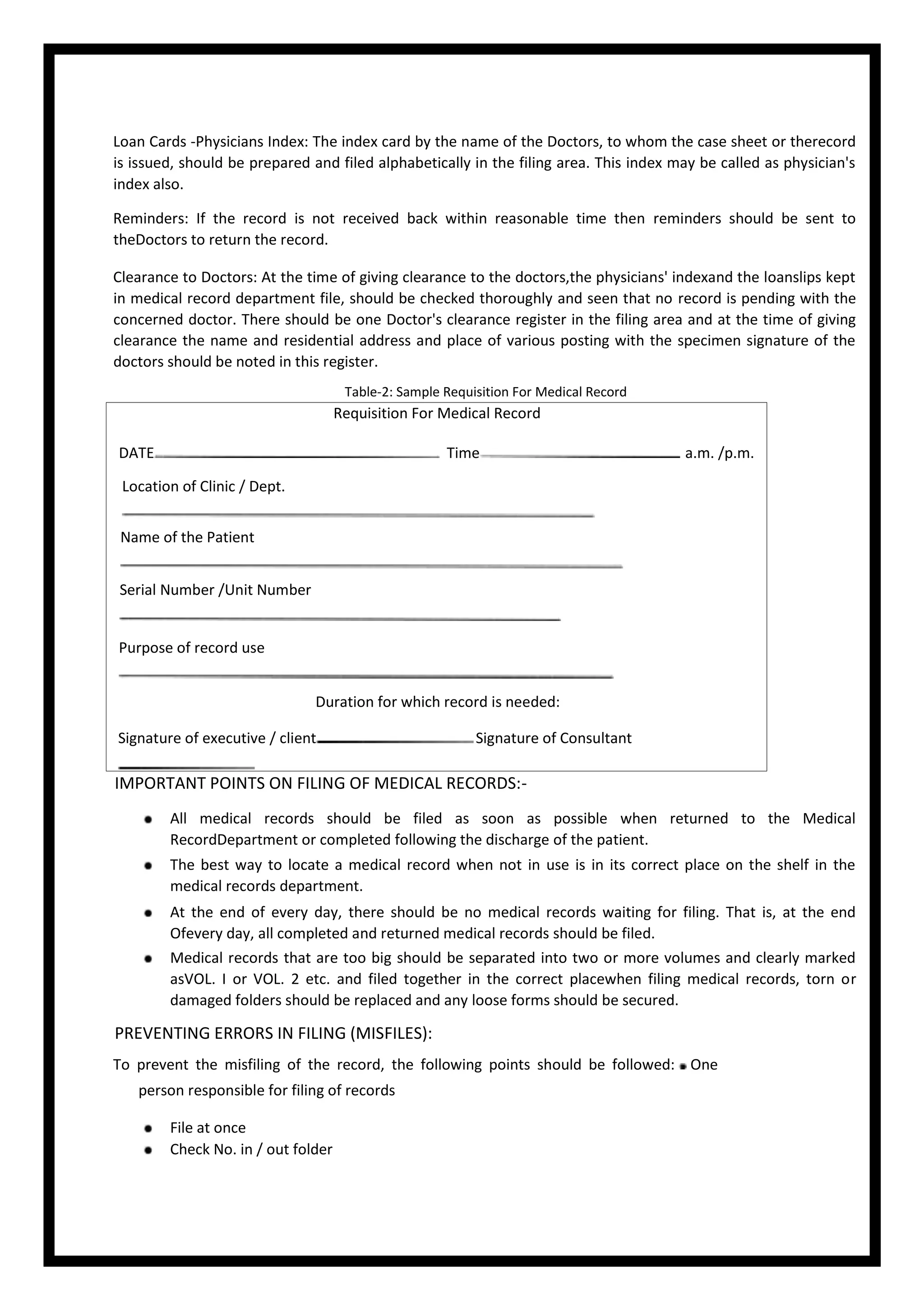 Medical record & Health information Technician | DOCX