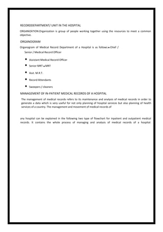 Medical record & Health information Technician | DOCX