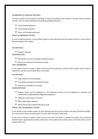 Medical record & Health information Technician | DOCX