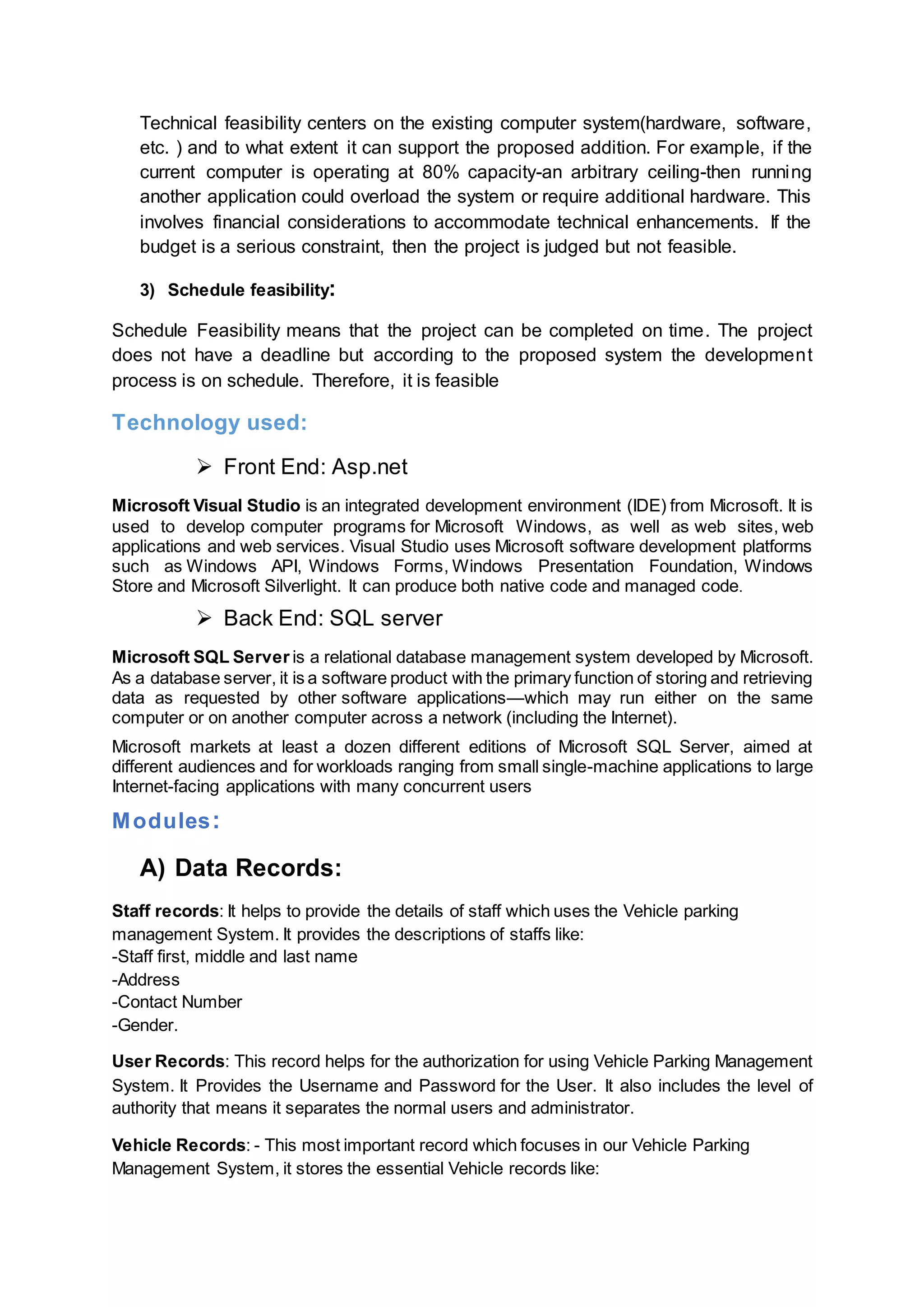 Project synopsis. | DOCX | Computing | Technology & Computing