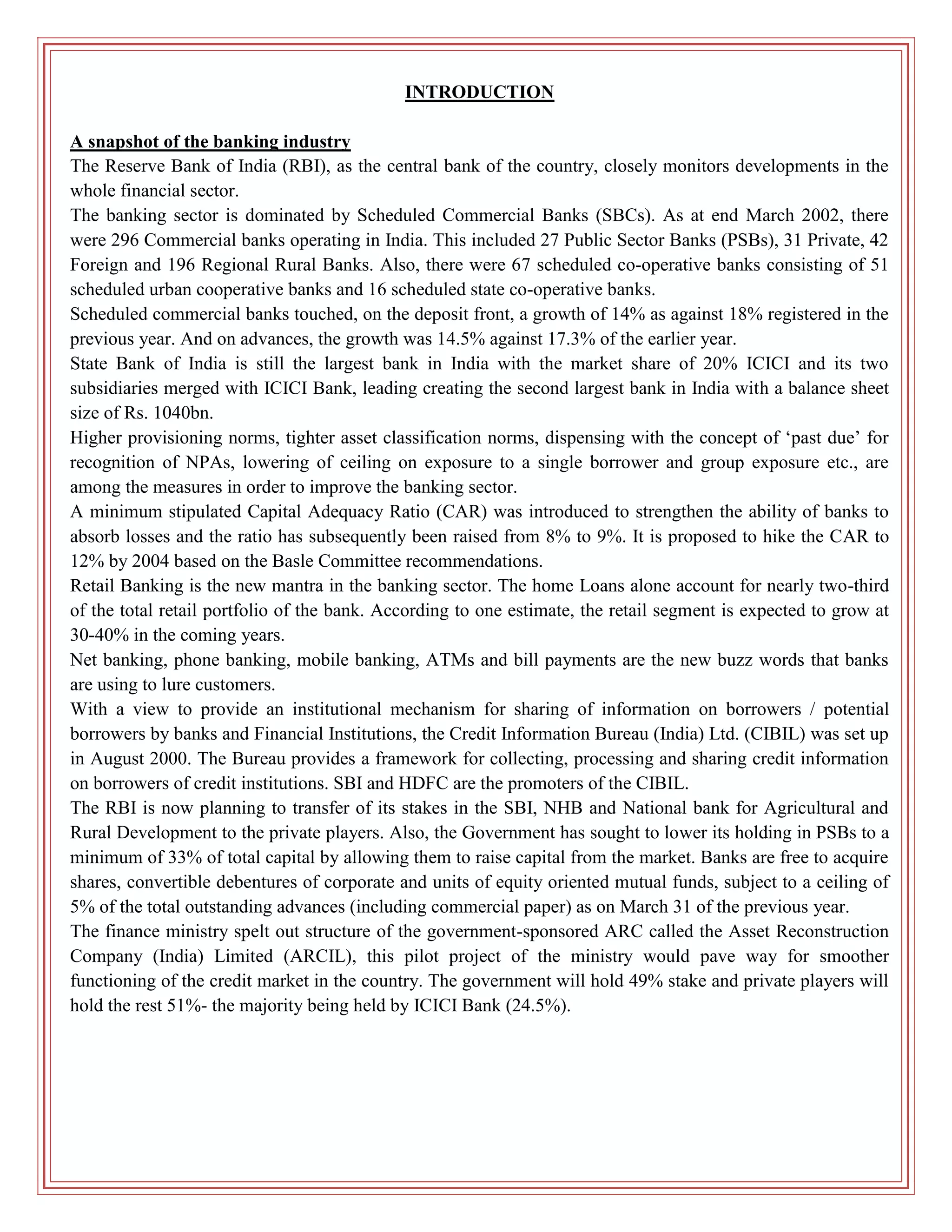 Project synopsis dena bank | DOCX