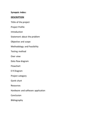 Project synopsis on online voting system | DOCX