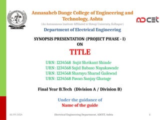 final year mega Project Synopsis PPT Format.pptx