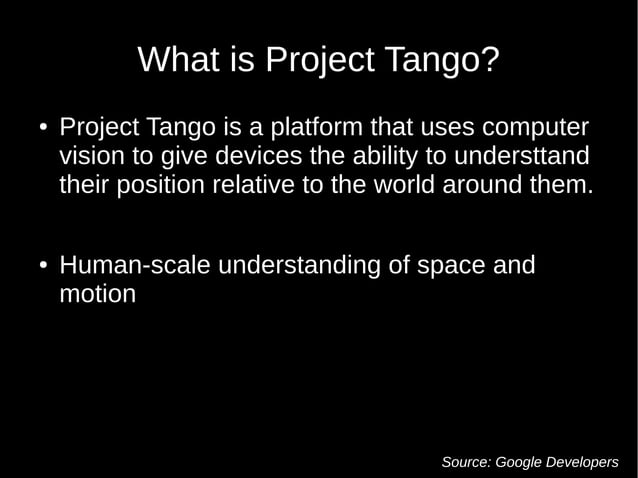 Project tango | ODP | Cameras and Camcorders | Consumer Electronics