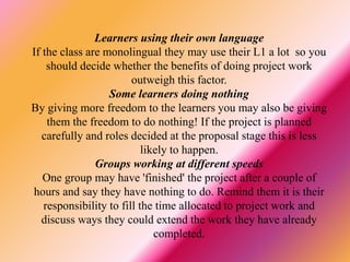 Project teaching in English Rametulla Z.M. | PPTX | Homework and Study ...
