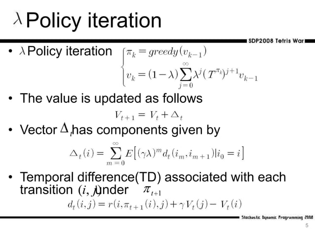 TETRIS AI WITH REINFORCEMENT LEARNING | PPT
