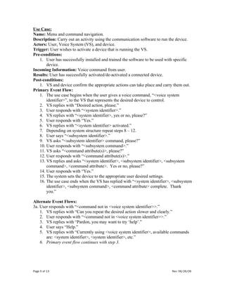 Software Engineering Use Case Project | PDF