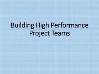 Project team pitfalls | PPTX