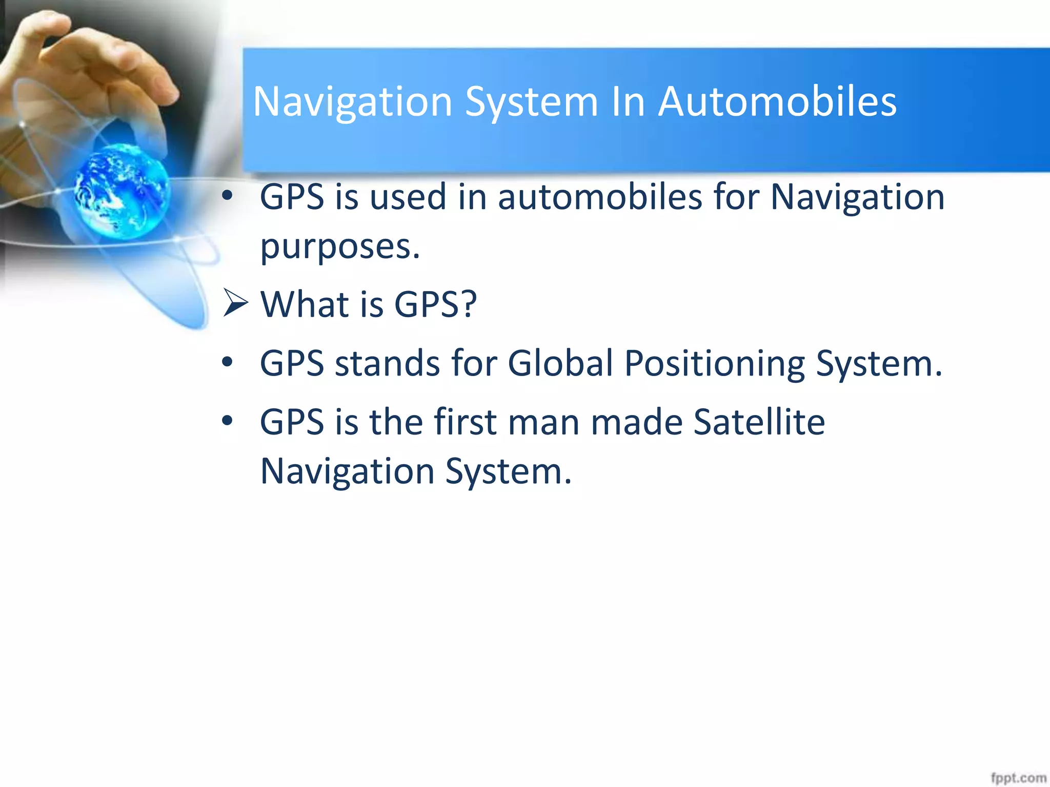 Navigation System | PPTX