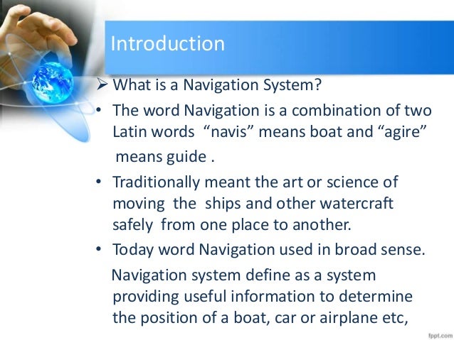 Navigate Definition What Is