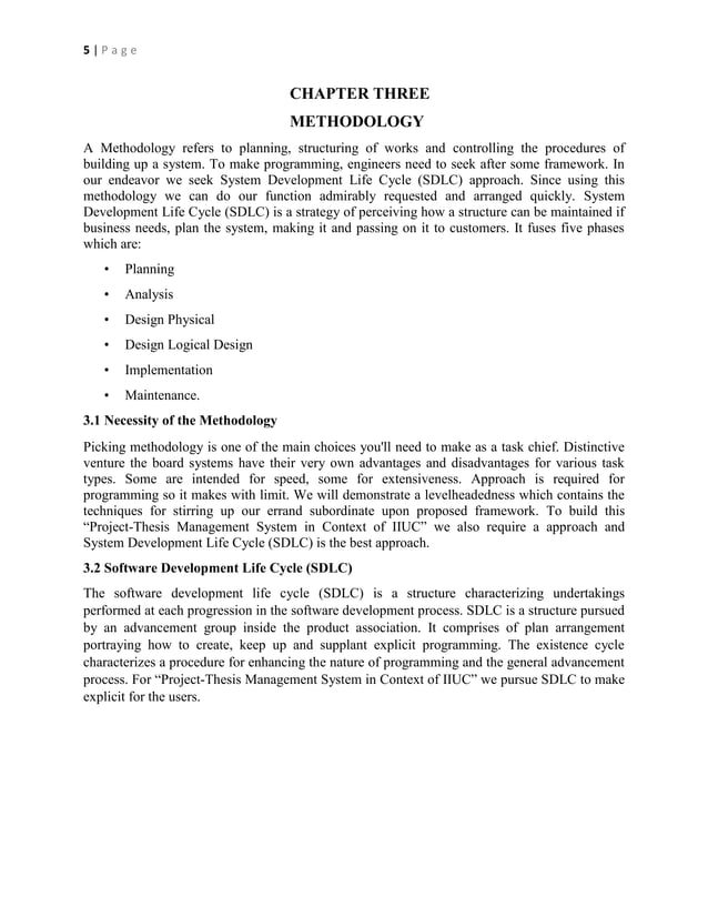 Project thesis management_system_in_context_of_iiuc | PDF