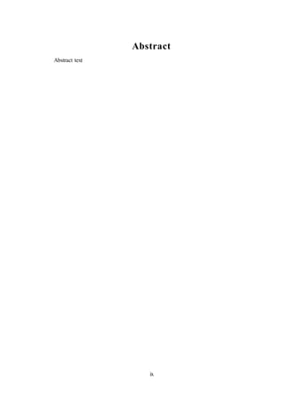 Project thesis template-1 | DOCX